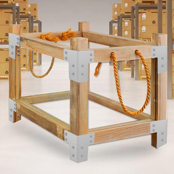 Joint Fastener For Desk Edge Box Wood Beam Silver Workbench Brackets ...