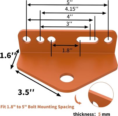 Carbon Steel Heavy Duty Universal Zero Turn Lawn Mower Trailer Hitch ...