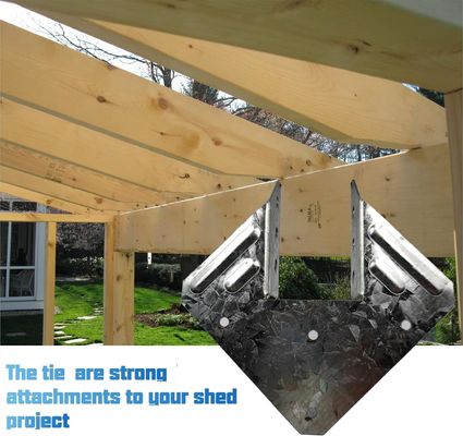 Construction Truss to Rafter Connector for Black Hurricane Tie Wood ...