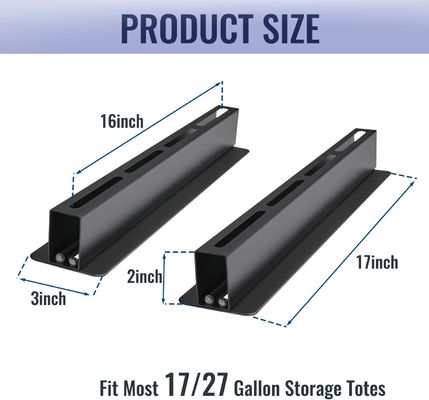 26" Garage Storage Tote Slide Overhead Ceiling Mount Storage Bins Rack ...