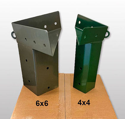 High Strength Steel Deer Blind Tower Stand Brackets 4X4 for Custom Tree House in Black