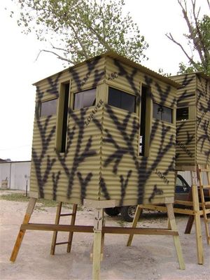 High Strength Steel Deer Blind Tower Stand Brackets 4X4 for Custom Tree ...