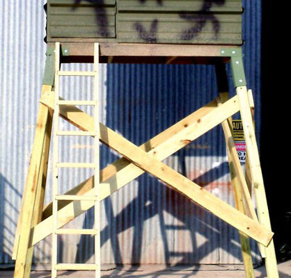 High Strength Steel Deer Blind Tower Stand Brackets 4X4 for Custom Tree ...