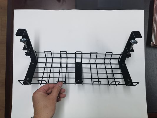 Streamline Your Workstation with Metal Under Desk Cable Tray Holder and ...