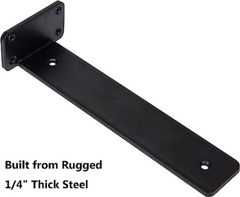 Griddle Caddy Floating Shelf Bracket Modern Iron 90 Degree Angle Metal ...