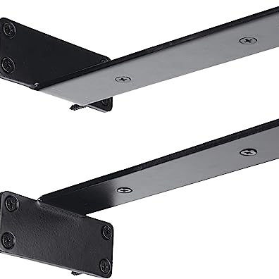 1mm Thickness Rustic Industrial Shelf Brackets with Modern Iron Design