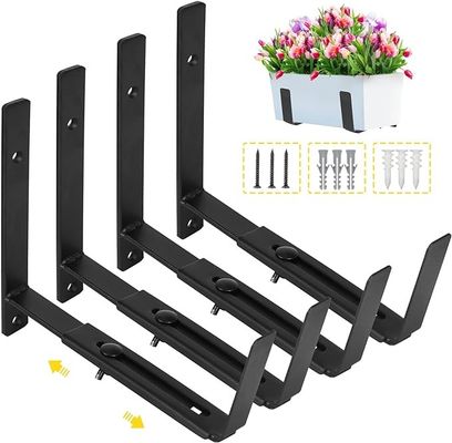 Single-side Bracket Carbon Steel Window Planter Box Brackets for ...