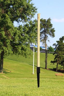 Fence Post Anchor Ground Spike 24 Inch for Mailbox Deck Railing Iron ...