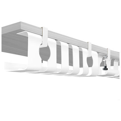 Under Desk Cable Duct No Drilling Wire Management for Tables Black ...