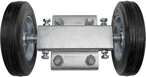 Black Metal Caster Tire Wheel for Universal Mount Gate in Fencing and ...