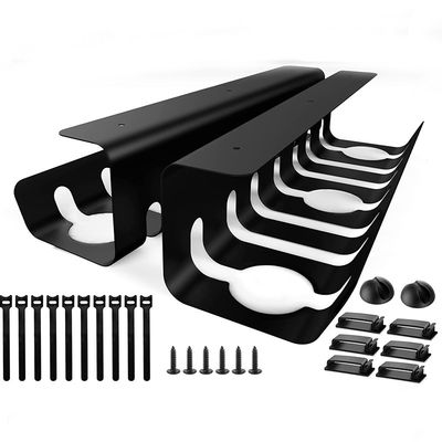 Gold Office Under Desk Wire Cable Tray Cable Organizer for Organized ...