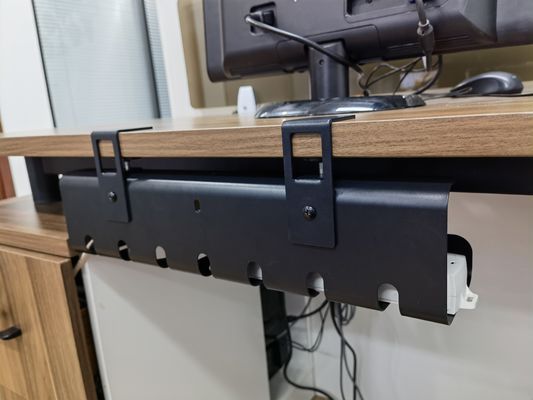 Supporting Fixed Desk Cable Management Wall Mounting Cable Tray Wiring ...